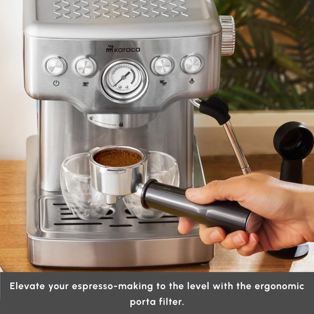 Karaca Coffee Art Espresso Coffee Machine, 1.8L, 1350W, Inox