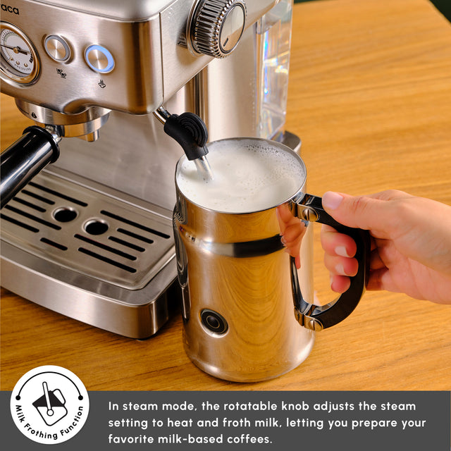 Karaca Coffee Art Espresso Coffee Machine, 1.8L, 1350W, Inox