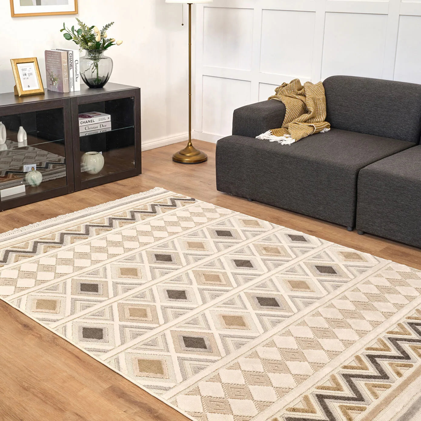 Kasmir Rugs 7/24 Luna Orbit, 160cmx230cm, Multi – Karaca