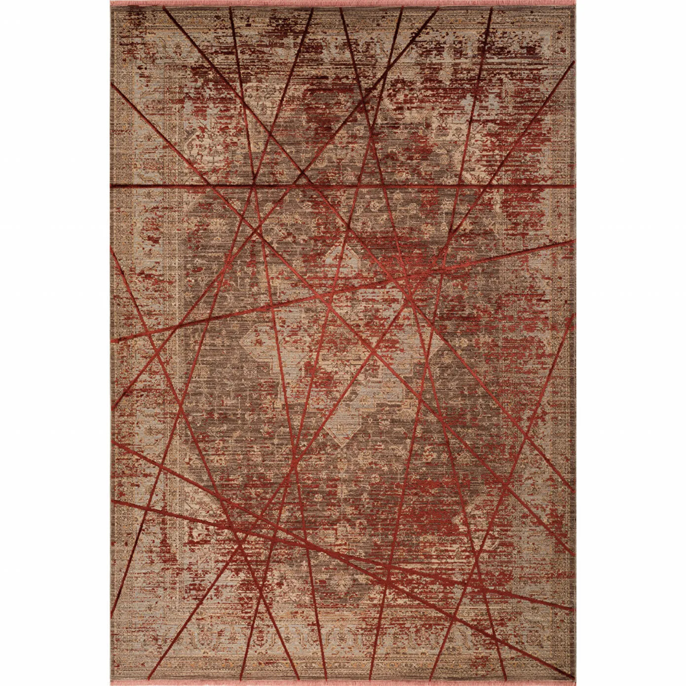 Kasmir Rugs Viskon Limited Serene Rug, 160cmx230cm, Terra Cota – Karaca