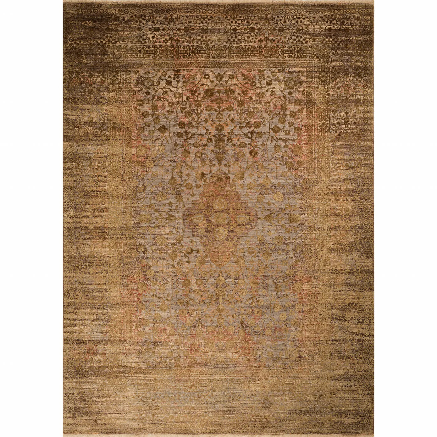 Kasmir Rugs Viskon Limited Edessa Gold Rug, 200cmx290cm, Brown – Karaca
