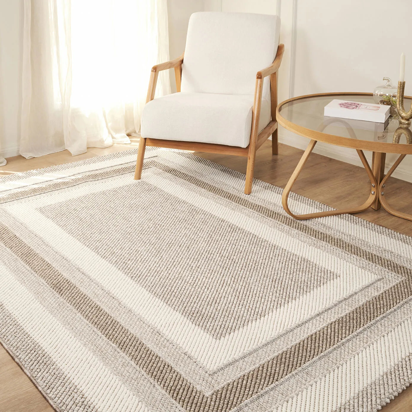 Kasmir Rugs Scandinavian Premium Mirela Rug, 160cmx230cm, Grey – Karaca