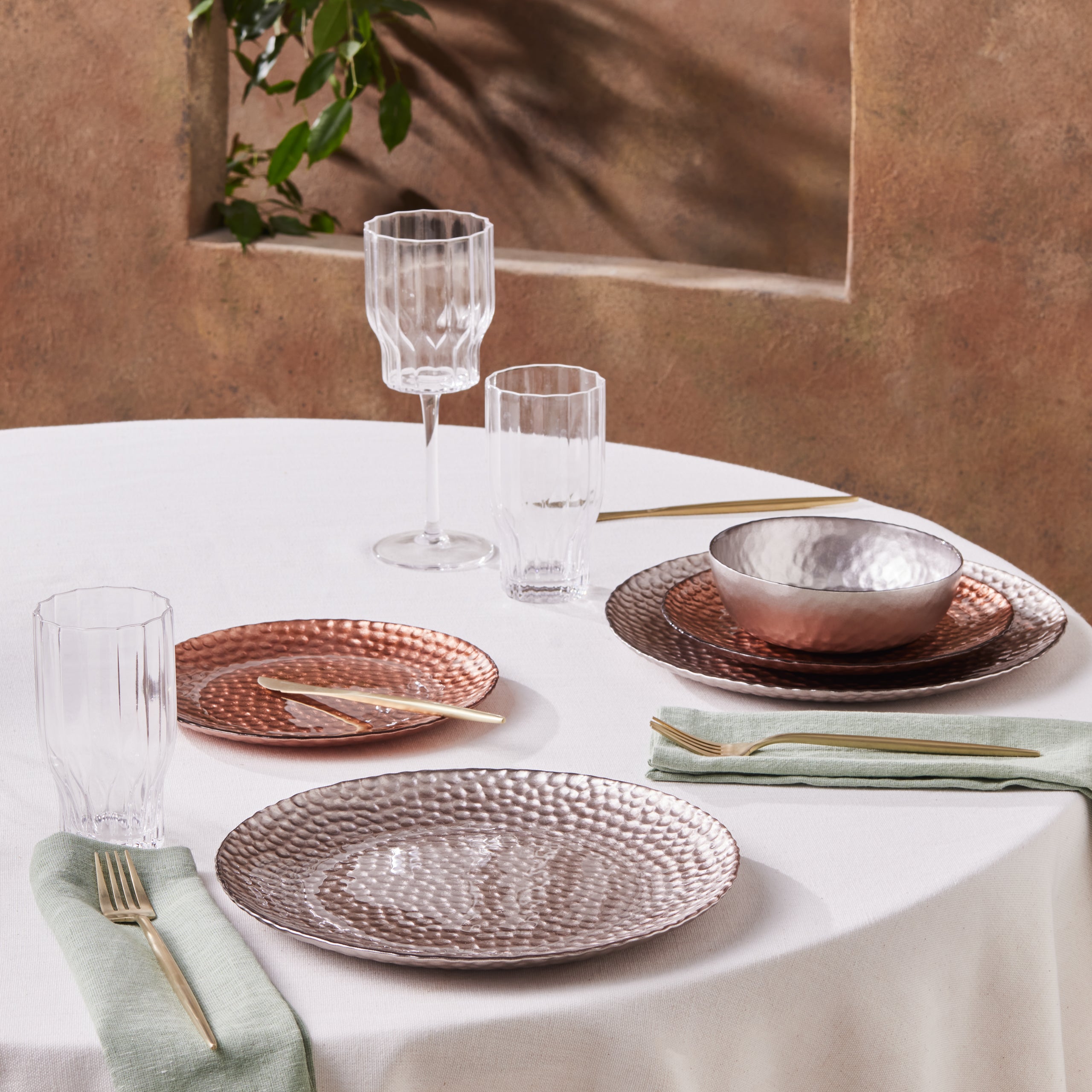 Karaca Sahra 18-Piece Glass Serveware Set for 6 People, Multi