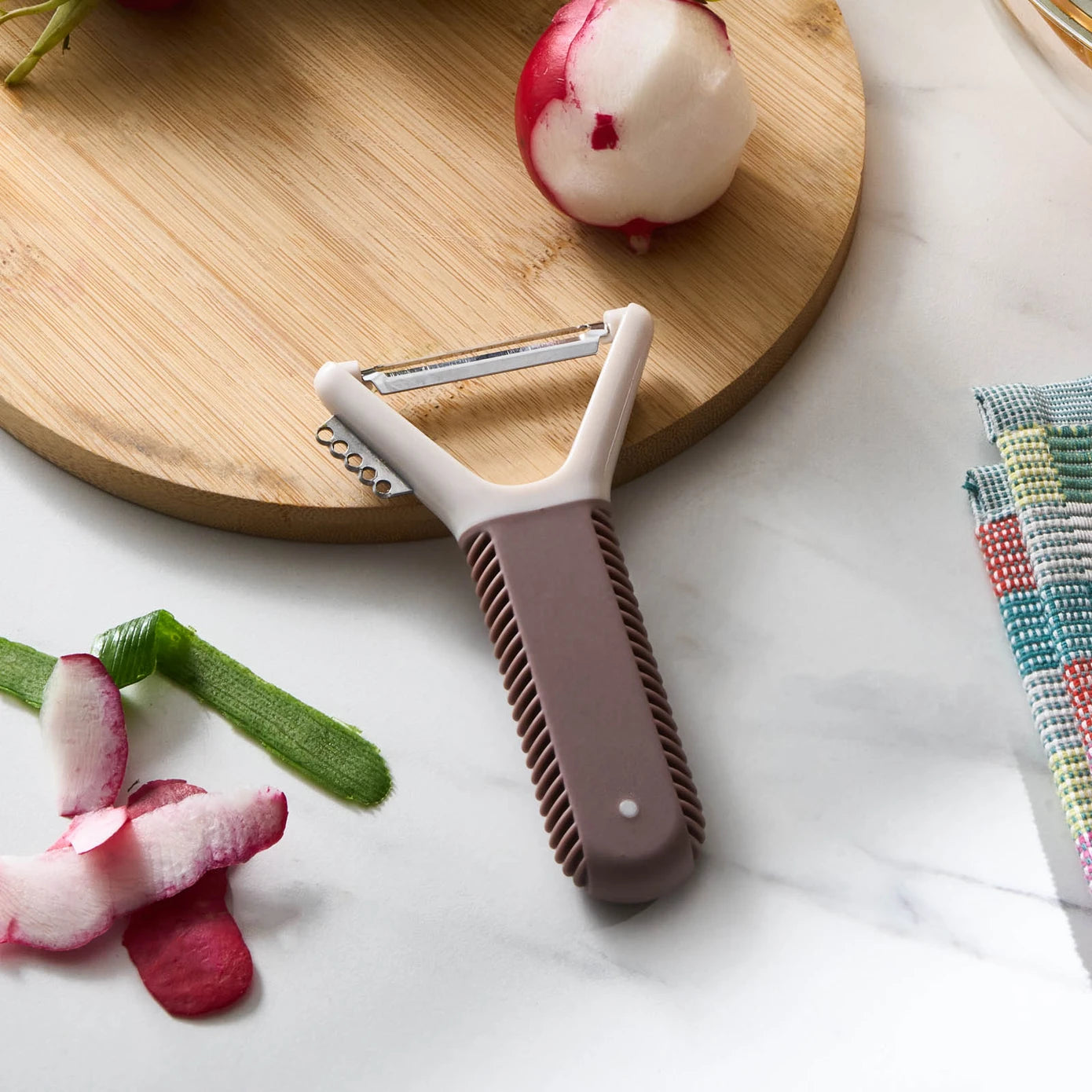 Crick Crack Harmony Stainless Steel 2 in 1 Peeler, Multi – Karaca