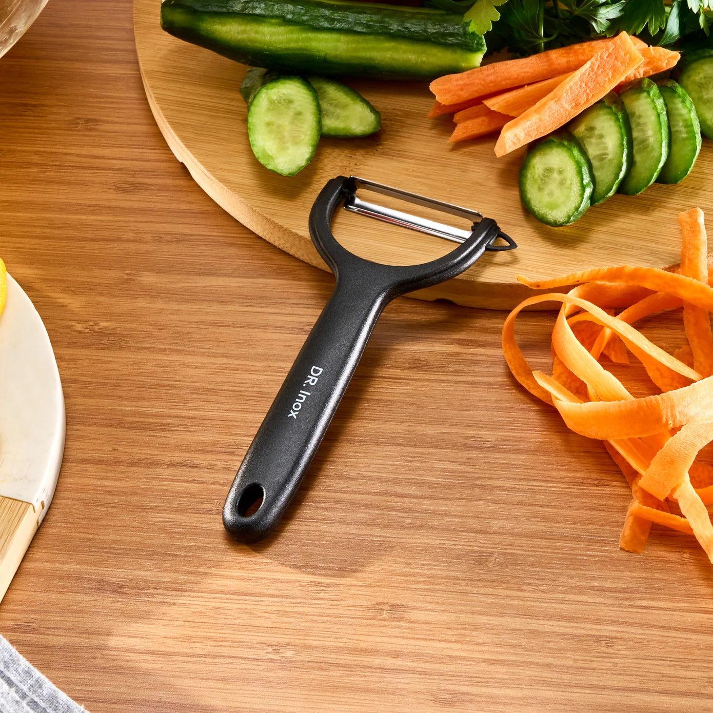 Dr.Inox Plain Peeler, Black – Karaca