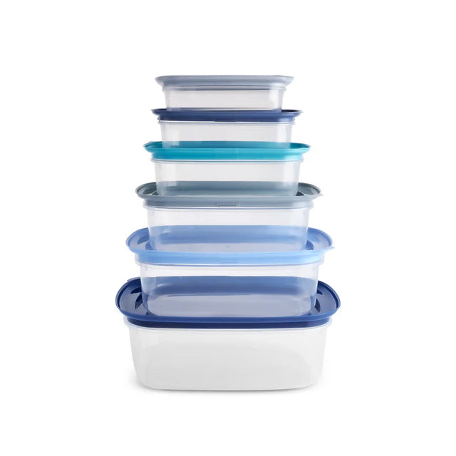 Karaca Vicks Ocean 6-Piece Storage Container, Blue