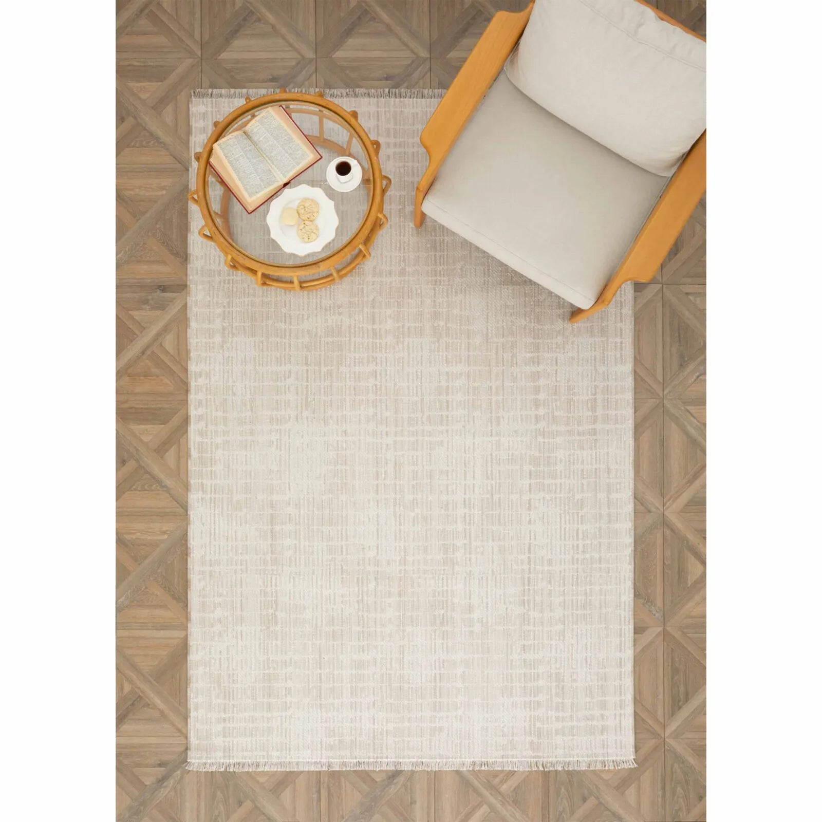 Kasmir Rugs Love of Nature GD 100% Recycled Cotton Rug, 200cmx290cm, B ...