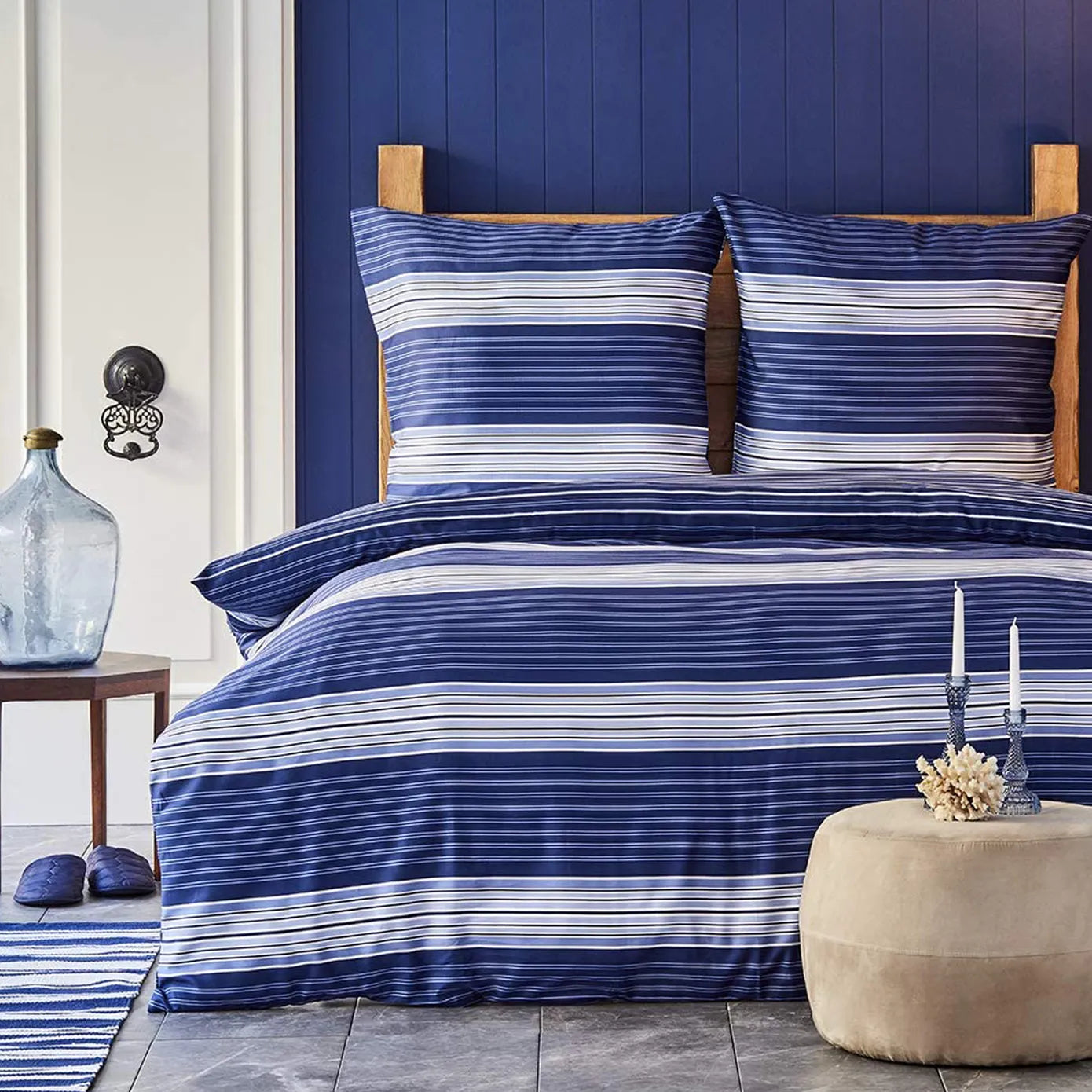 Nautica Home Moby 100% Turkish Cotton Duvet Cover Set, King, 230cmx220 ...
