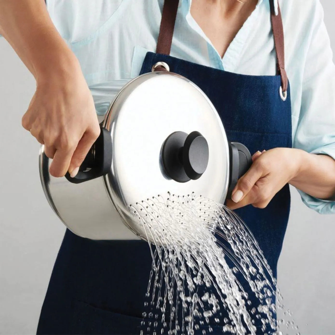 Karaca Love of Kitchen Stainless Steel Non-Stick Induction Pasta Pot w