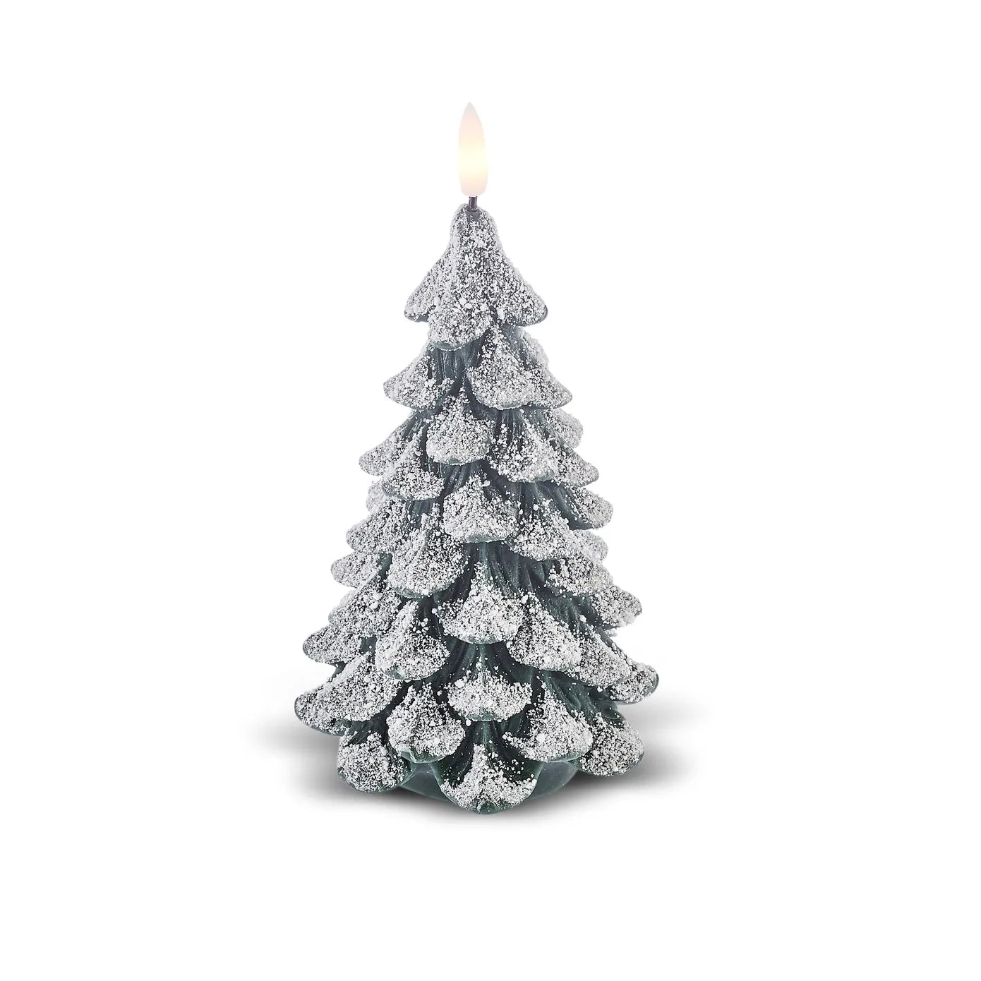 Karaca New Year Christmas Carlin Led Light Decorative Candle, 8cmx14cm