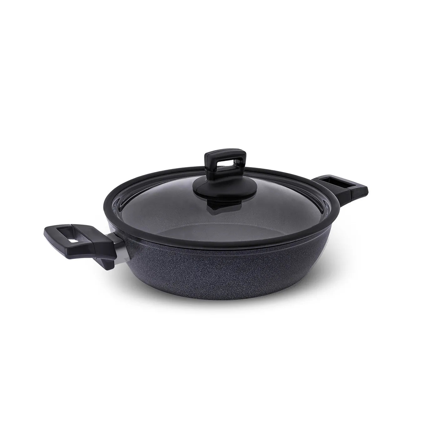 Karaca BioDiamond Powerful Plus Shallow Casserole with Lid, 26cm, Blac