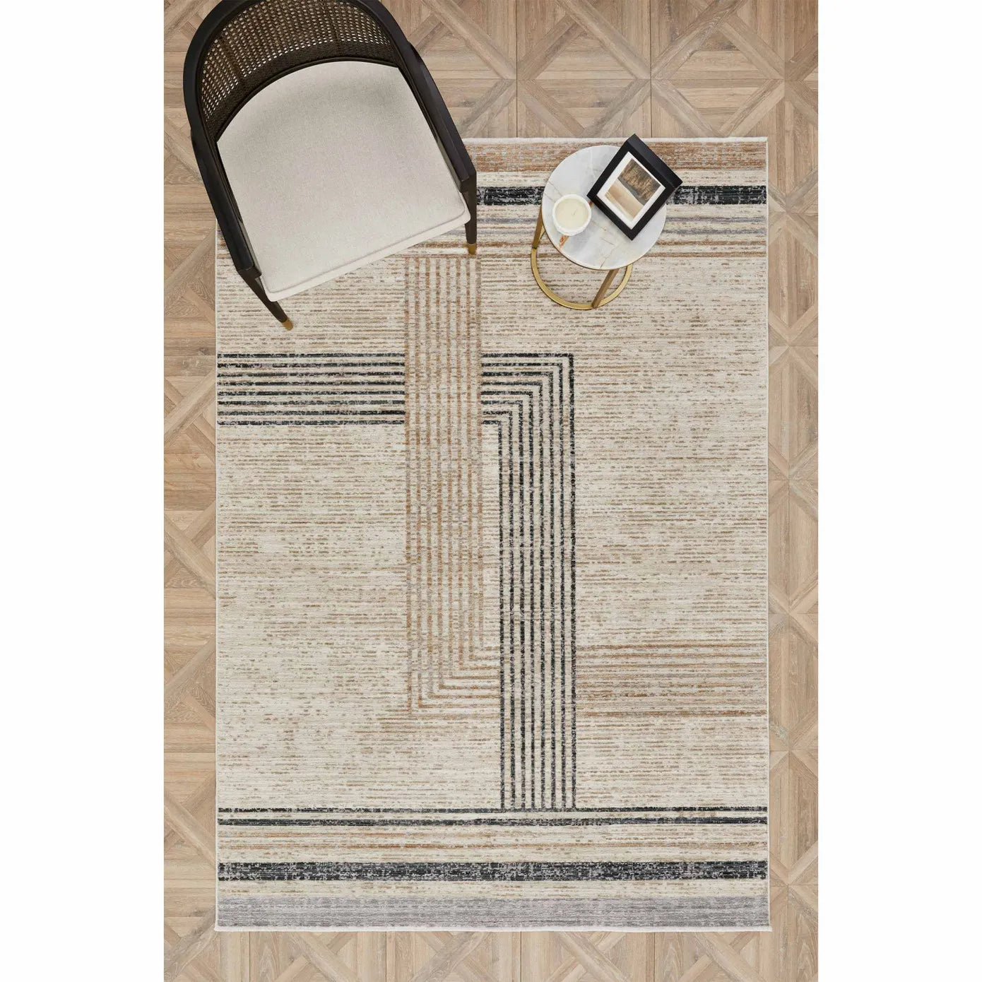 Kasmir Rugs 7/24 Scandinavian Gün Rug, 160cmx230cm, Multi – Karaca