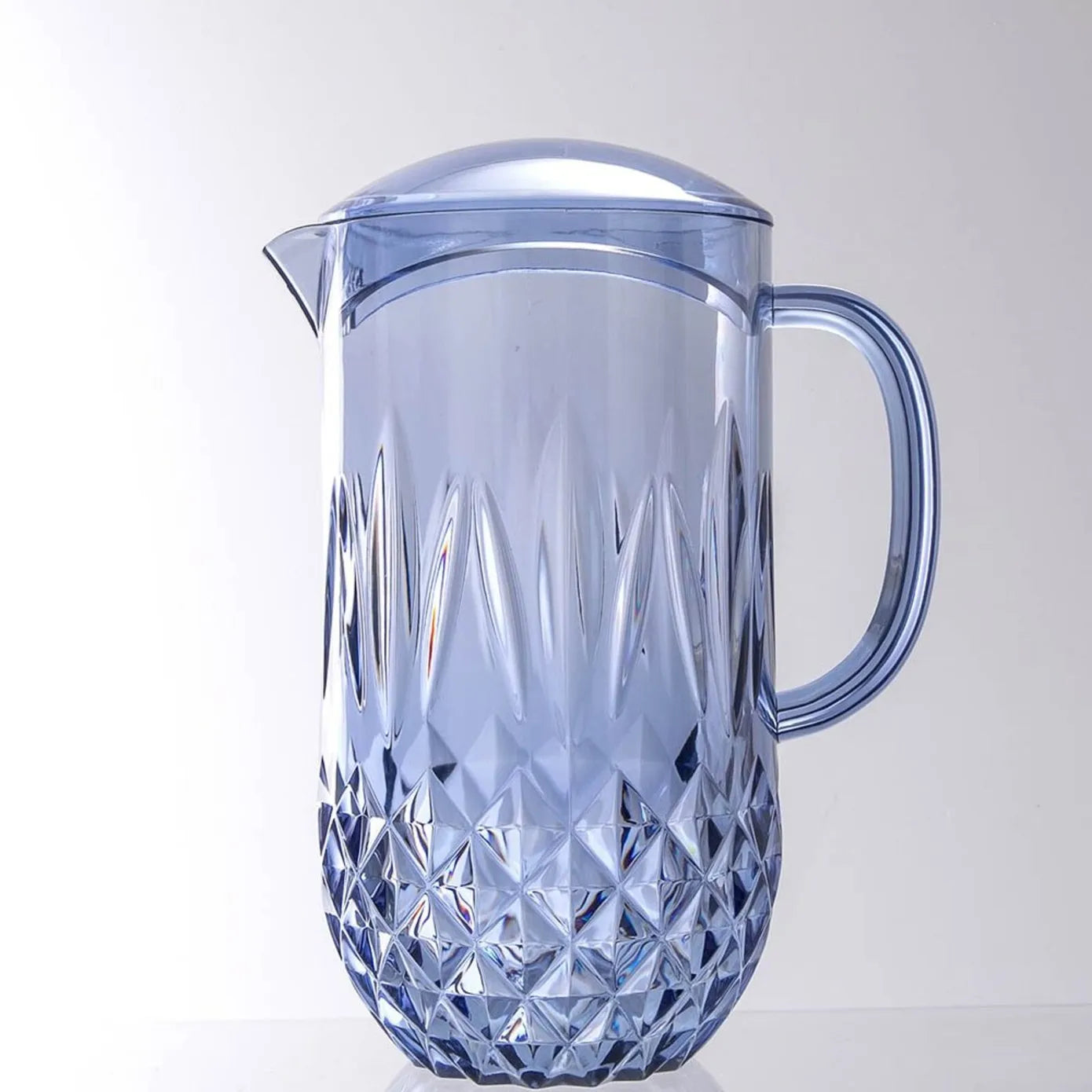 Jumbo Alesta Acrylic Pitcher with Lid, 1.6L, Blue – Karaca