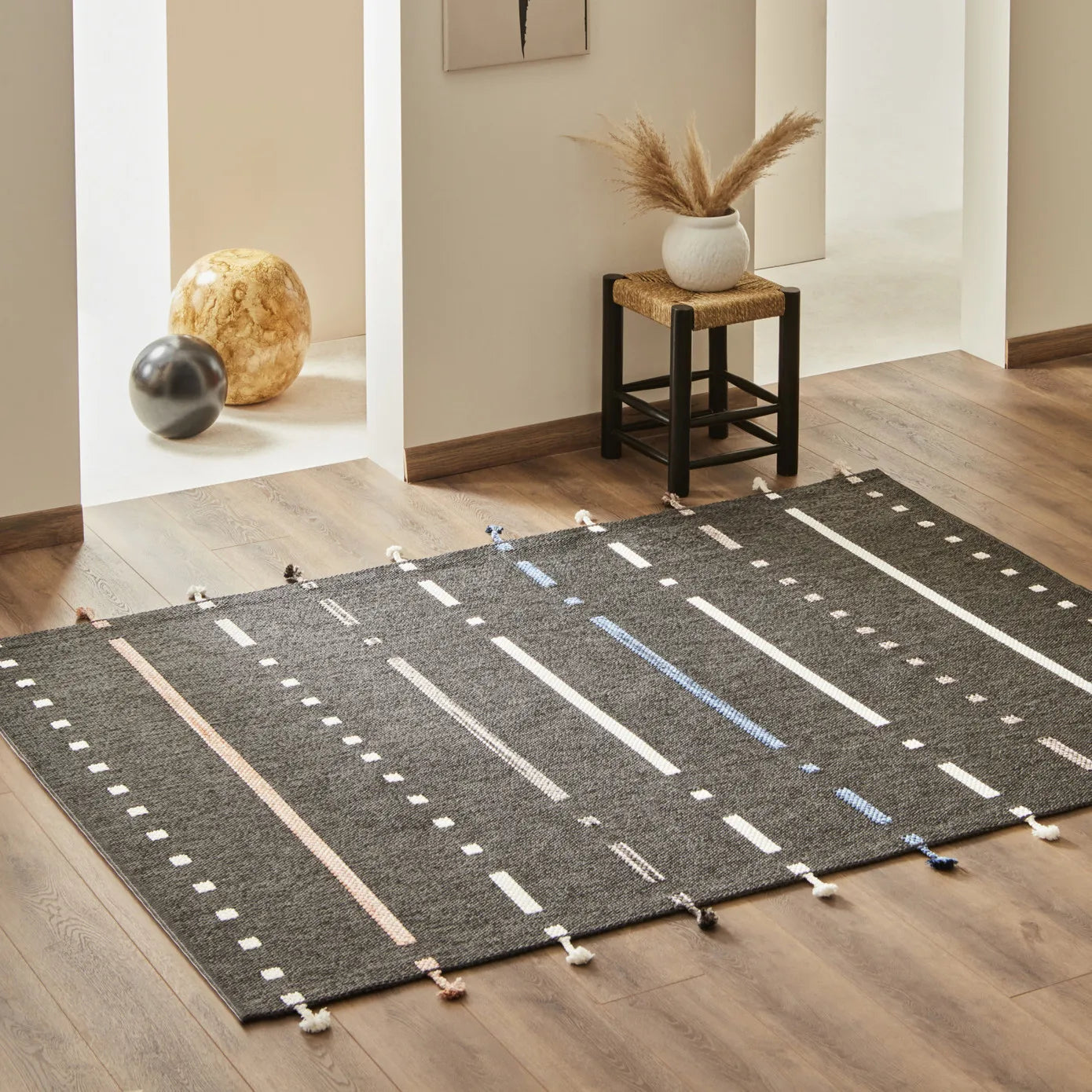 Kasmir Rugs 7/24 Jute Kargı Rug, 80cmx150cm, Multi – Karaca