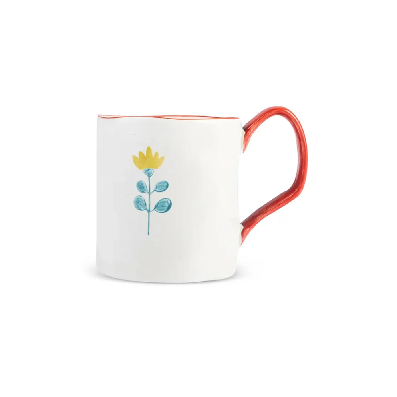 Karaca Primavera Stoneware Mug, 400ml, White