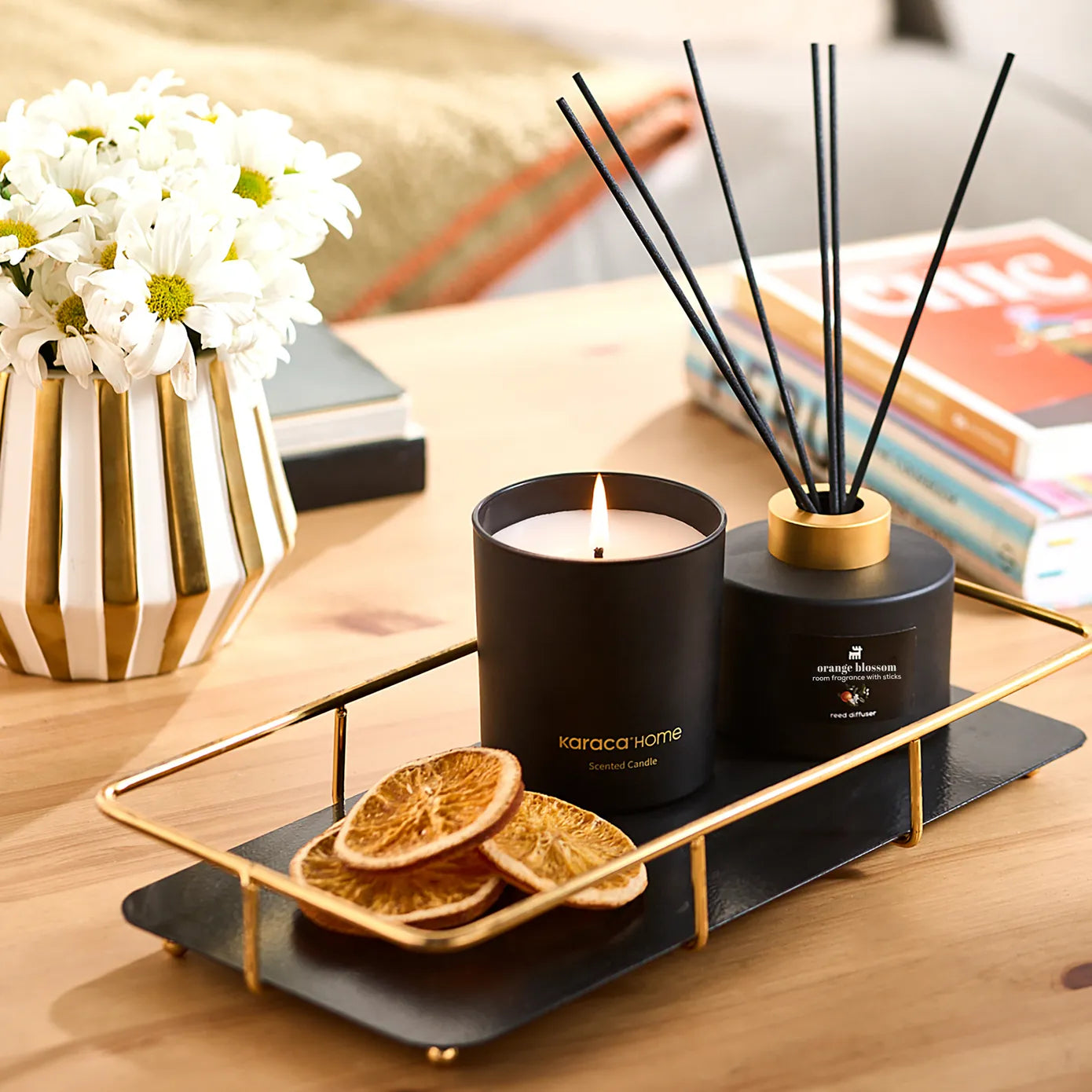 Karaca Home Orange Blossom Reed Diffuser, 160ml, Multi