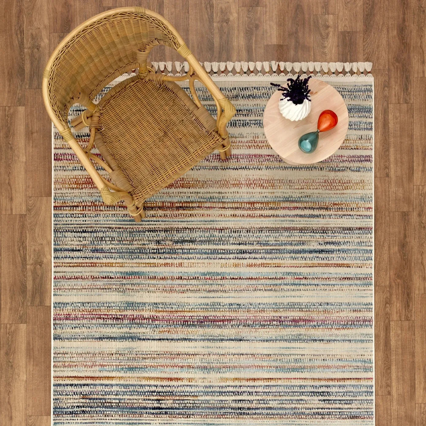 Kasmir Rugs 7/24 Jute Oak Rug, 120cmx180cm, Multi – Karaca
