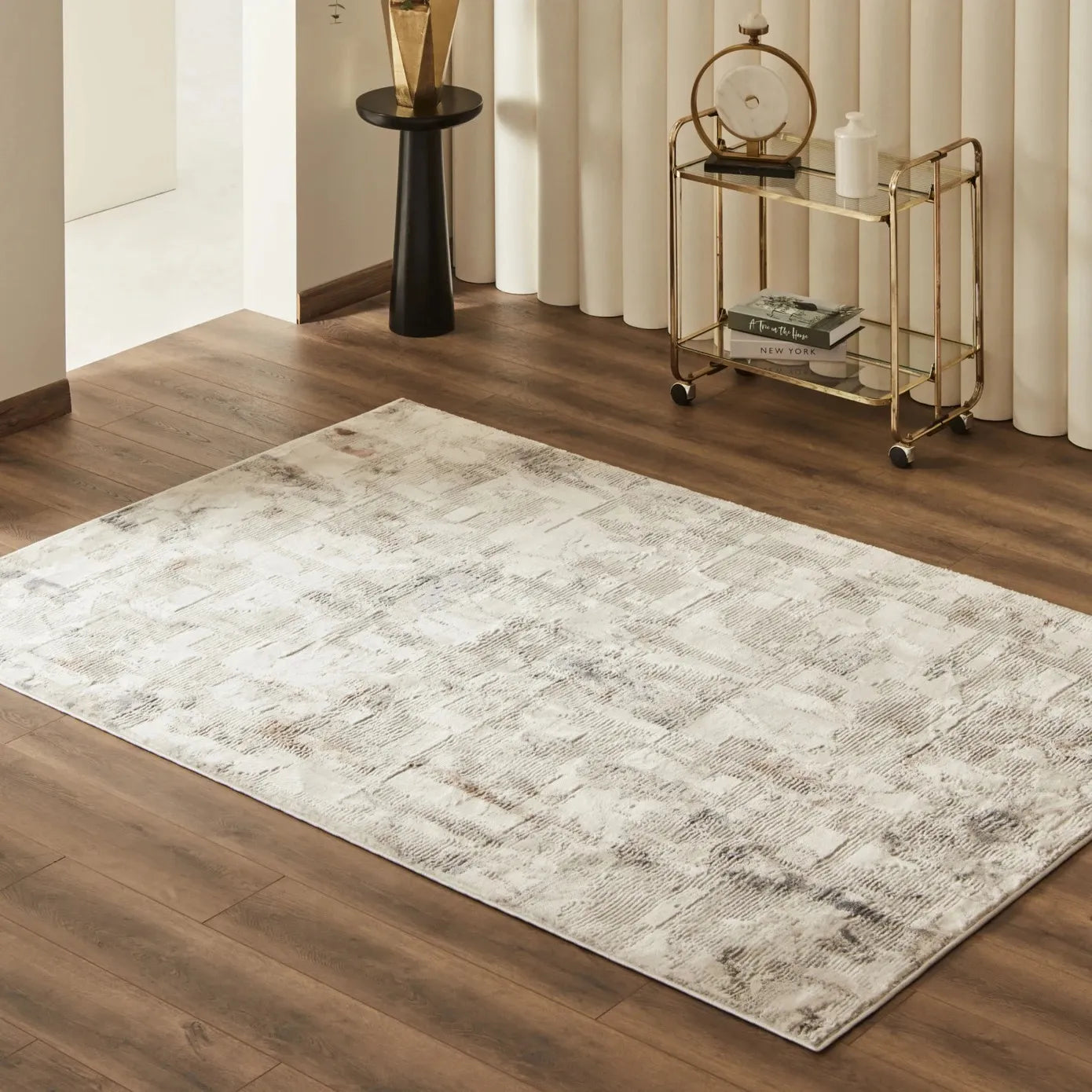 Kasmir Rugs 7/24 Jute Buena Roserio Rug, 120cmx180cm, Multi – Karaca