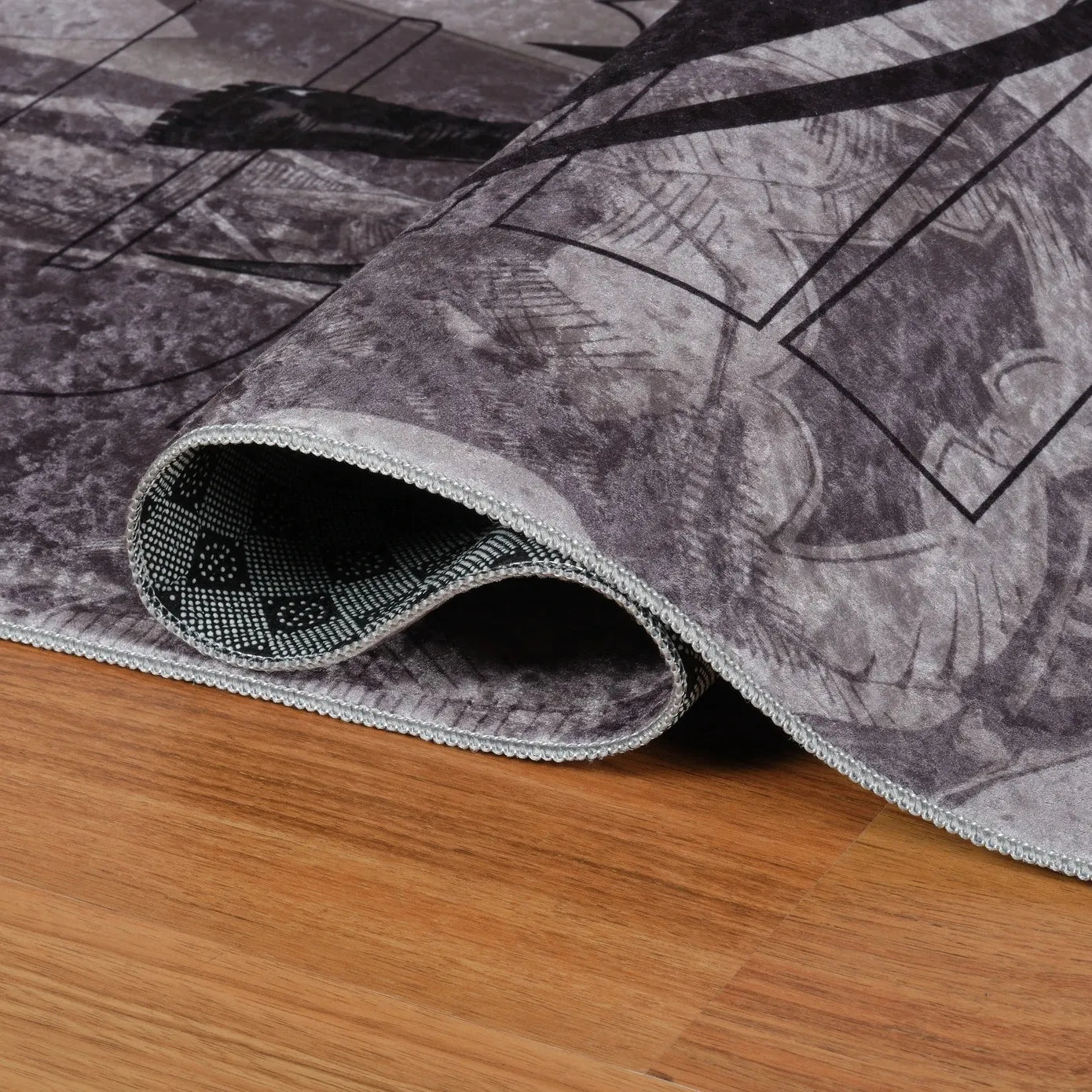 Kaşmir Rugs Batman Children and Young Rug, 100cmx150cm, Black – Karaca