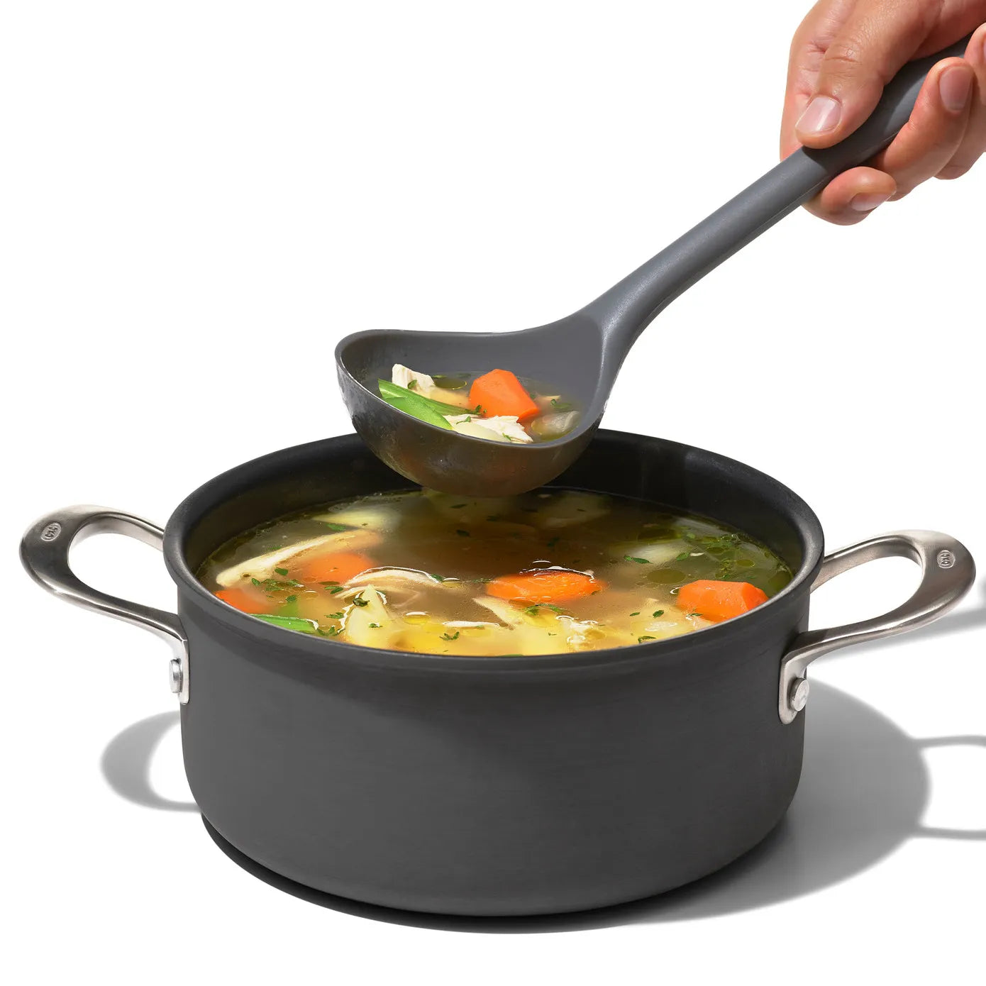 OXO Good Grips Silicone Everyday Ladle - Peppercorn – Karaca